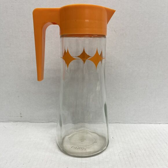 Anchor Hocking | Dining | Vintage Anchor Hocking Mcm Atomic Orange ...
